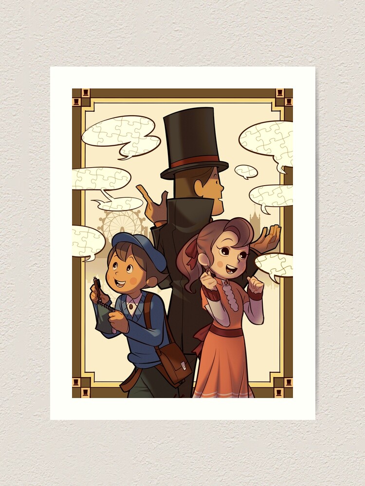 "professor layton" Art Print by tomotomo | Redbubble