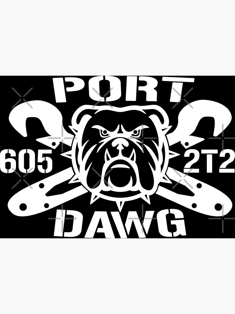 Port Dawg Logo 378 ELRS PORT DAWG Morale Patch | 378th Expeditionary