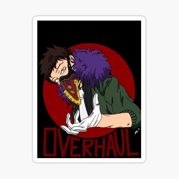 "My hero academia overhaul" Sticker for Sale by gendoodlez | Redbubble