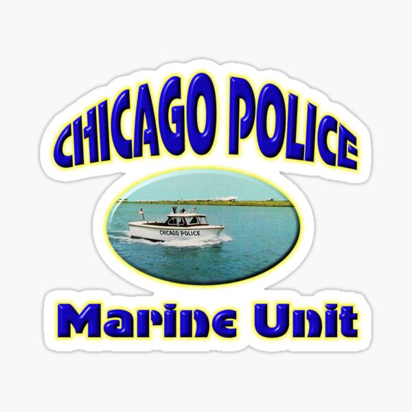 "Chicago Police Marine Unit" Sticker for Sale by lawrencebaird | Redbubble
