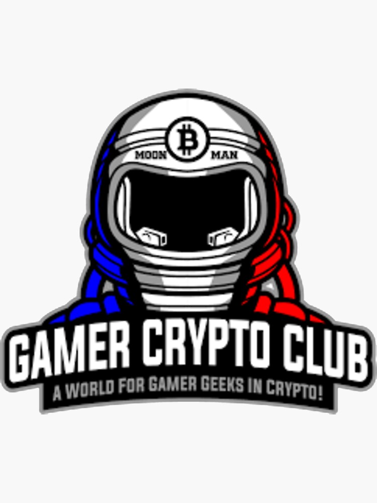 "GAMER CRYPT CLUB " Sticker for Sale by AwadArt | Redbubble