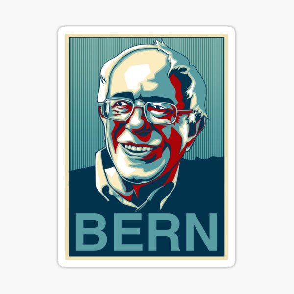 " Bernie Sanders 2020" Sticker for Sale by gomskyartstudio | Redbubble