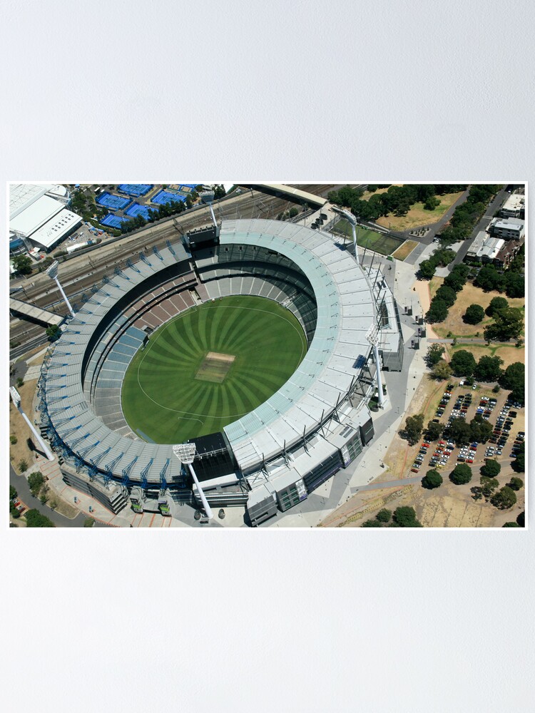 "MCG Aerial" Poster for Sale by RussellCharters | Redbubble