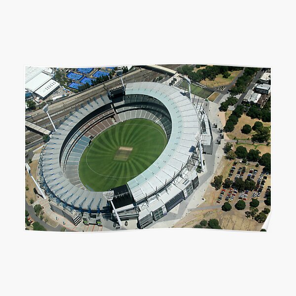 "MCG Aerial" Poster for Sale by RussellCharters | Redbubble