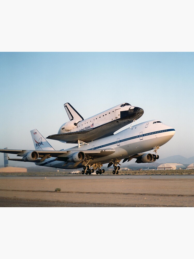 "Space Shuttle Jumbo Jet Design" Sticker by EngineeringNerd | Redbubble