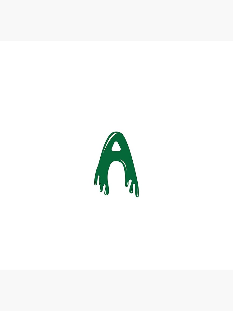 "Letter A Drip Dark Green" Poster for Sale by saradgoulart | Redbubble