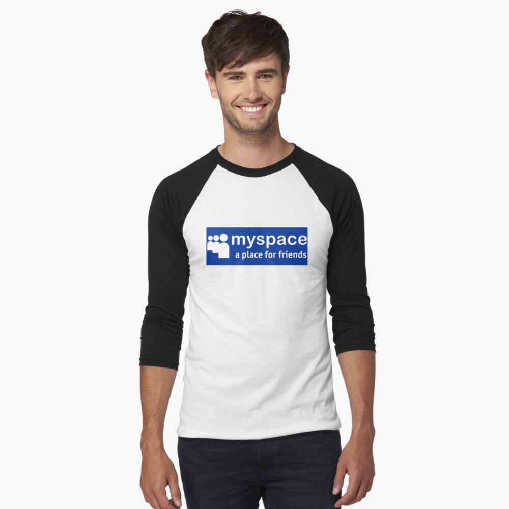 "Myspace Logo Blue" Sticker for Sale by JFKsStickers | Redbubble
