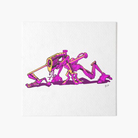 " Vaporwave robot #2" Art Board Print by thegunnarman | Redbubble