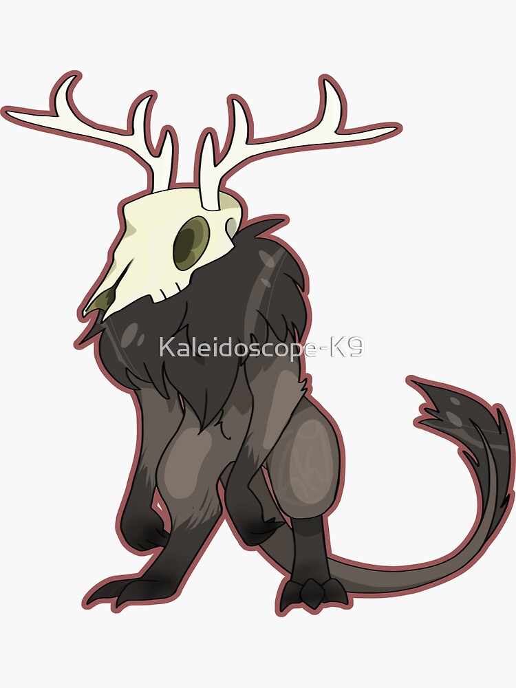 "Wendigo" Sticker for Sale by Kaleidoscope-K9 | Redbubble