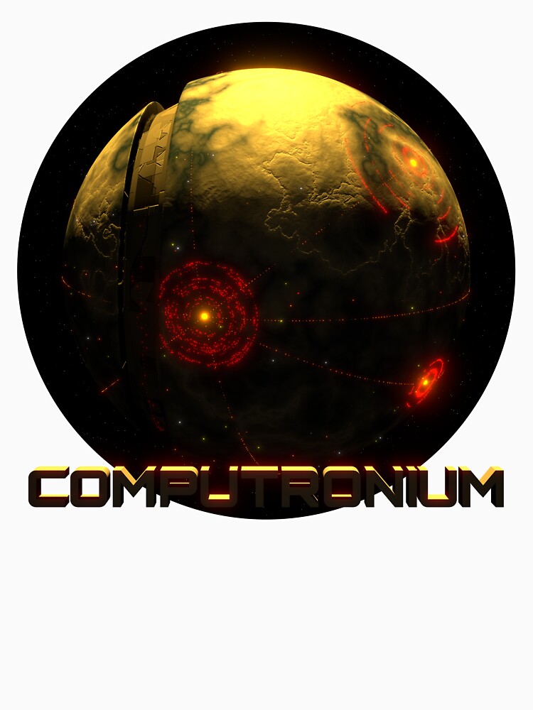 "Computronium Planet - Tarsariss Yellow" T-shirt by SmartGalaxy | Redbubble