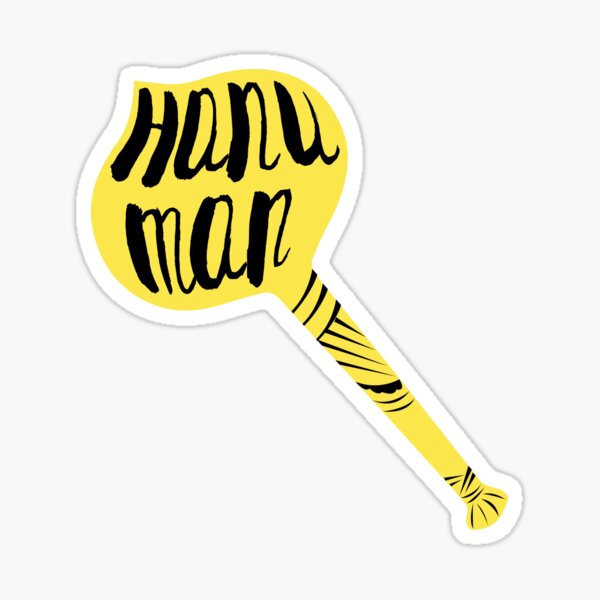 "Jai Veer Hanuman Gada" Sticker for Sale by eufouria | Redbubble