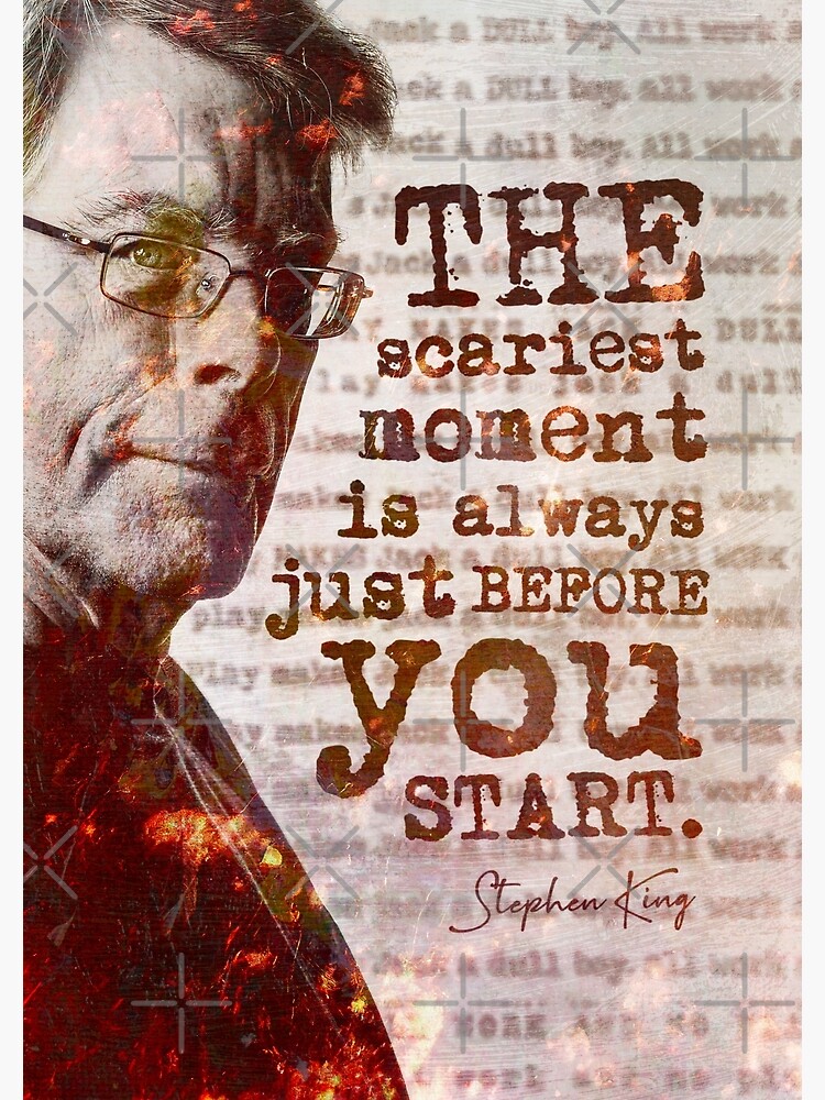 "Stephen King | Inspirational Quote Underground Art Print Motivational ...