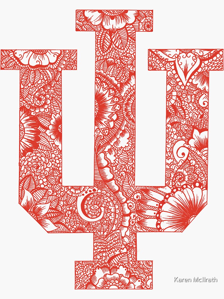 Pegatina «Símbolo IU [Inspirado en Henna]» de karenrubi | Redbubble