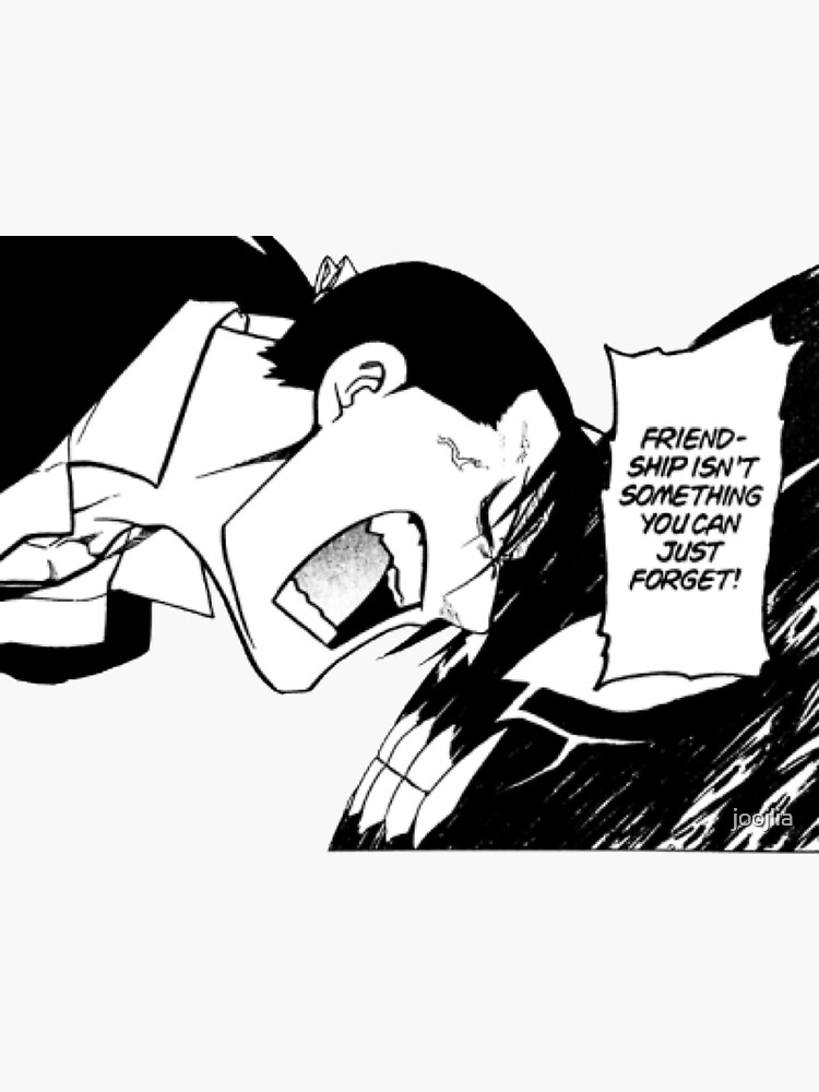 "Ling Friendship Fullmetal Alchemist Manga Cap" Sticker for Sale by ...