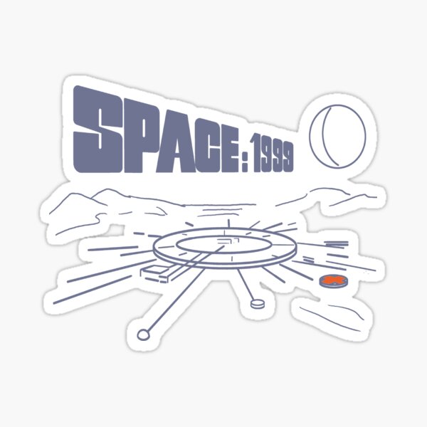 "Space 1999 Moon Surface Moonbase Alpha" Sticker for Sale by madtoyman ...