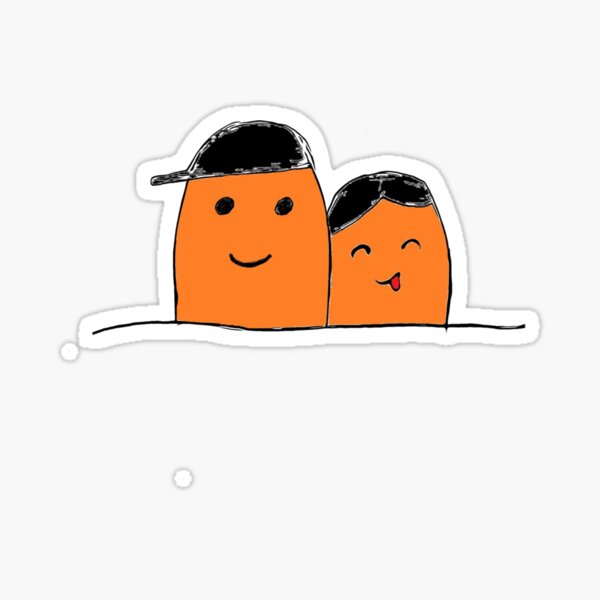 "Hey there human!" Sticker by AEnnya | Redbubble