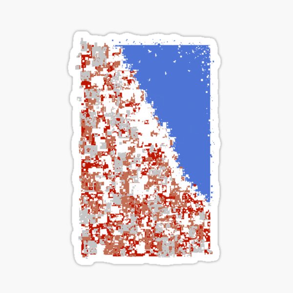 "Population Densely" Sticker by barmalisiRTB | Redbubble