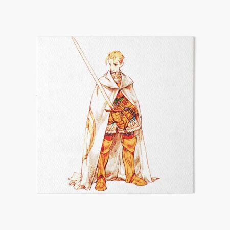 "Final Fantasy Tactics Knight Job" Art Board Print by CassidyCreates ...