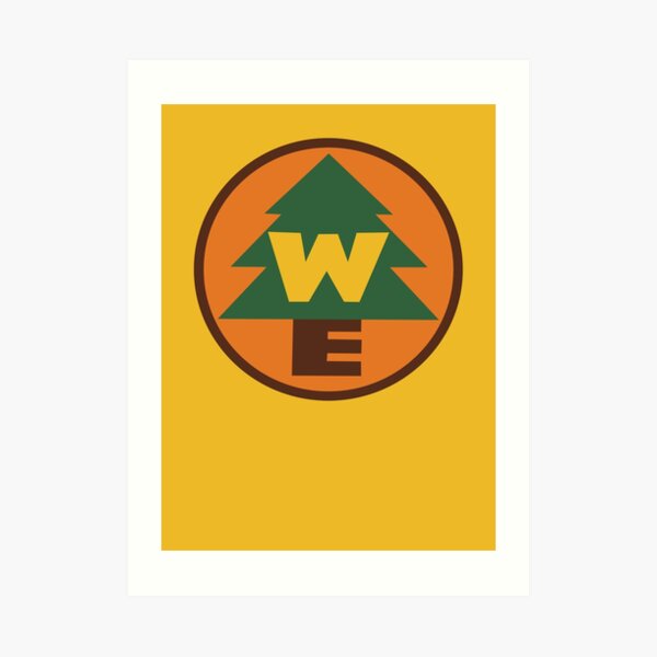 "Wilderness Explorer Logo" Art Print for Sale by rebeccaariel | Redbubble