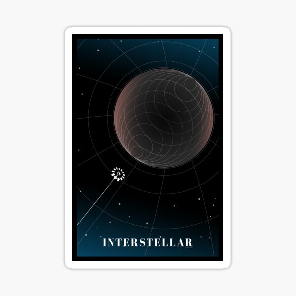 "Interstellar" Sticker for Sale by spiritius | Redbubble