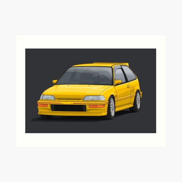 Civic Ef Art Prints | Redbubble