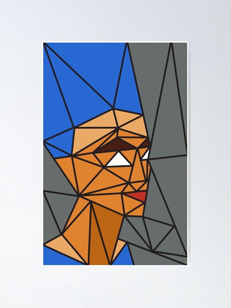 "Triangularism: Nefertiti" Poster for Sale by JWDanielson | Redbubble
