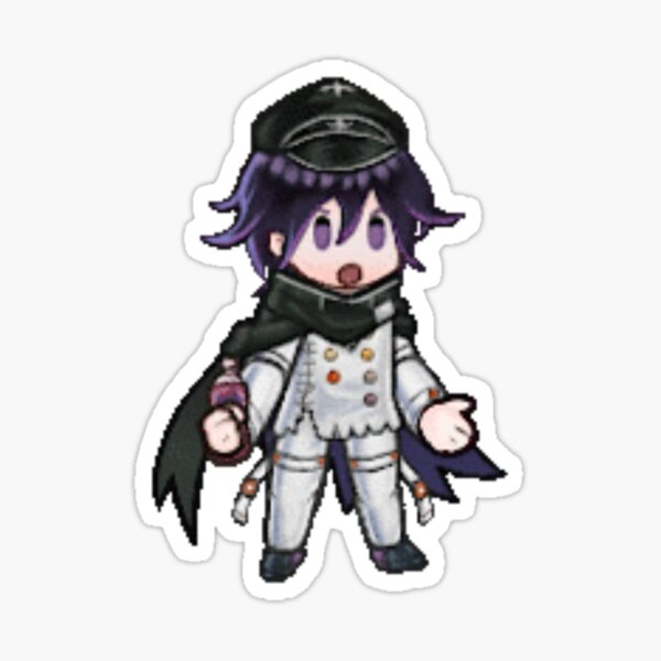 "Kokichi Ouma with cape and fanta Pixel Art" Sticker for Sale by ...