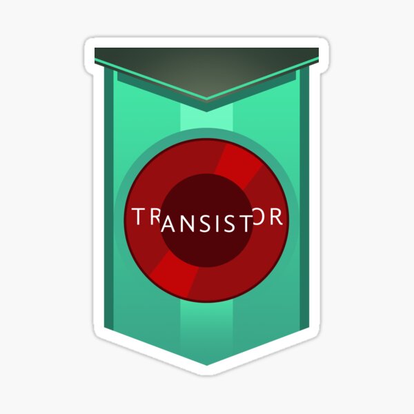 "Transistor: poster" Sticker by spiritius | Redbubble