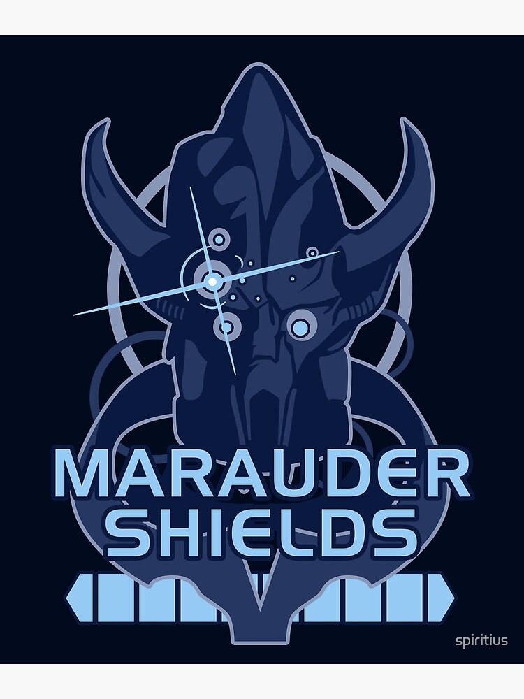 "Mass Effect: Marauder Shields" Poster by spiritius | Redbubble
