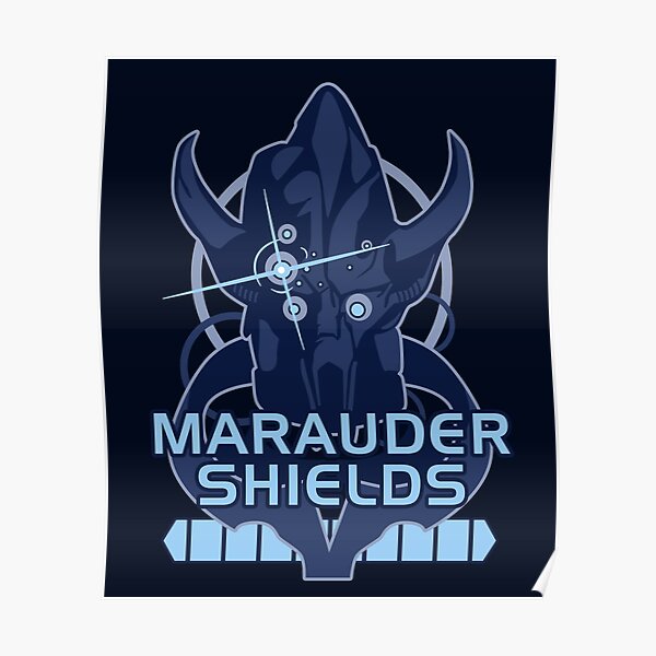 "Mass Effect: Marauder Shields" Poster by spiritius | Redbubble