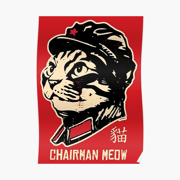 Chairman Meow Posters | Redbubble
