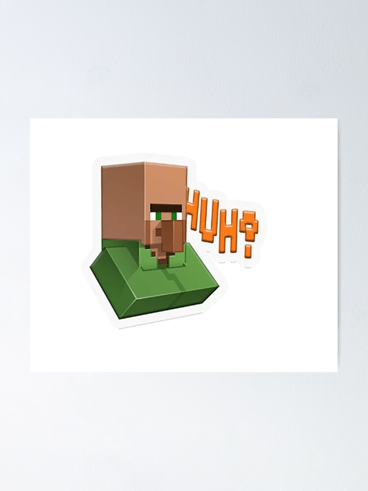 "Minecraft Game Civilian" Poster by tewoks | Redbubble