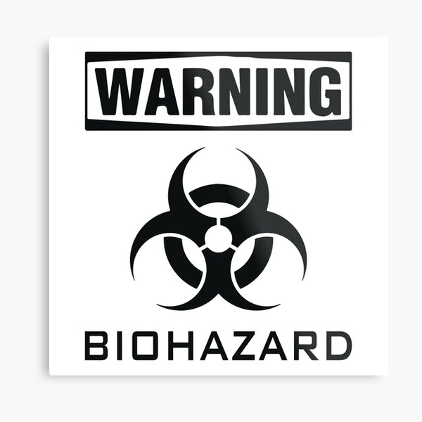 Biohazard Metal Prints | Redbubble