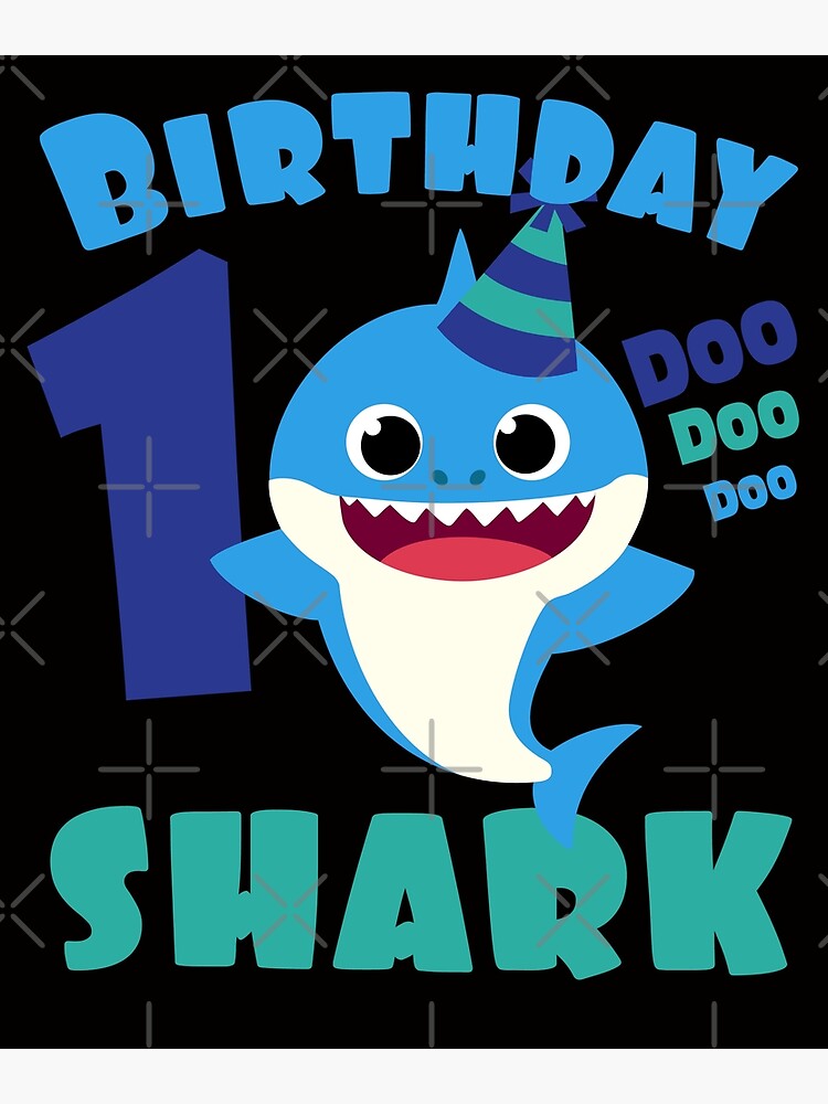 "Birthday Boy Shark Gift Cute Baby Shark Design Matching Family Set Doo ...