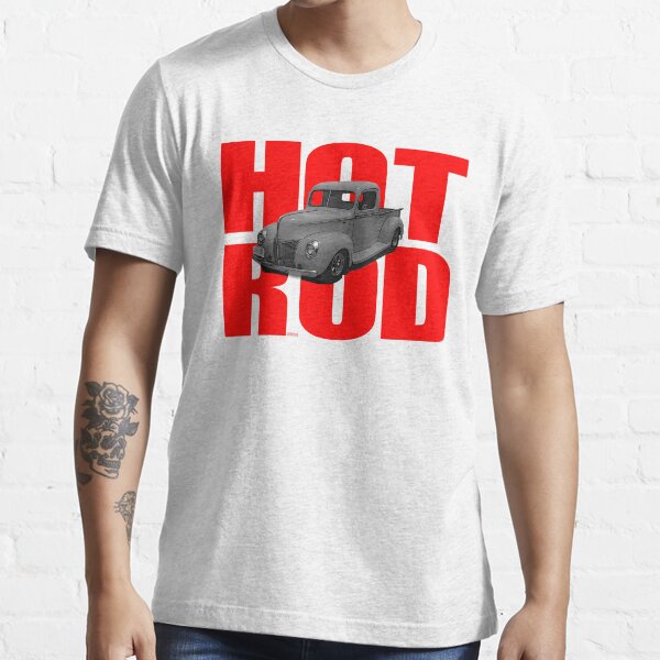 "1940 Ford Traditional Hot Rod Pickup Red" T-shirt for Sale by ...