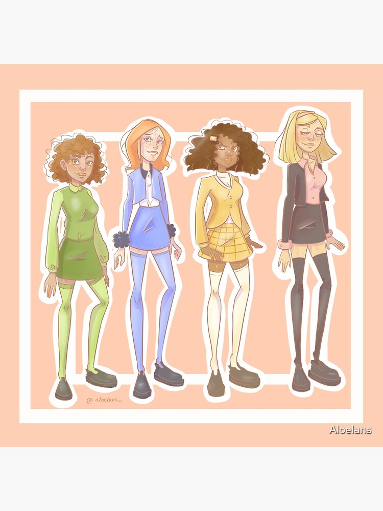 "The Ashleys - Recess" Art Print by Aloelans | Redbubble