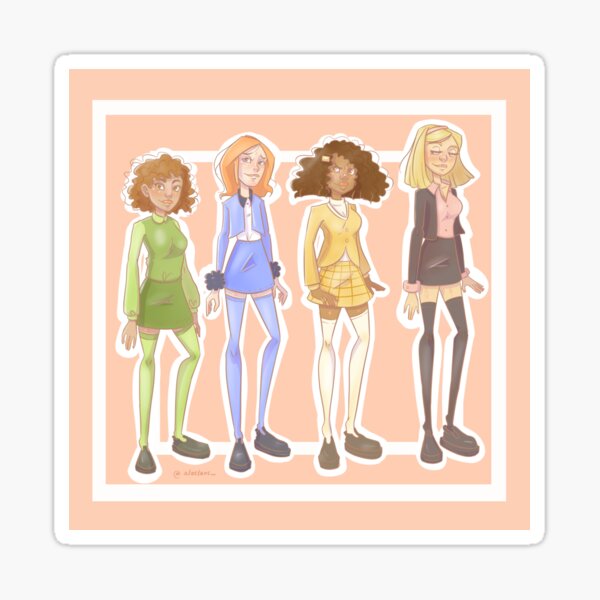 "The Ashleys - Recess" Sticker for Sale by Aloelans | Redbubble