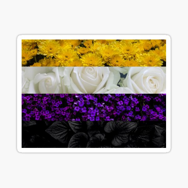"Non-Binary Flowers" Sticker by child-star | Redbubble