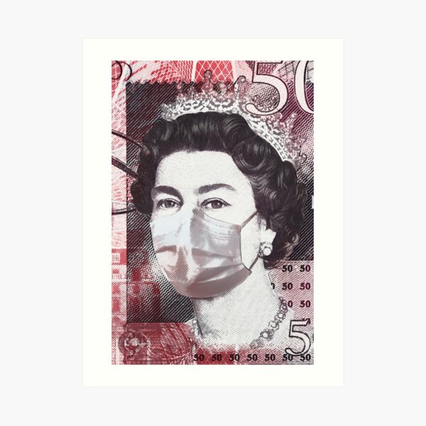 "Corona Queen Face Mask - Coronavirus (COVID-19) Pandemic " Art Print ...