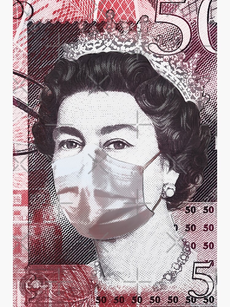 "Corona Queen Face Mask - Coronavirus (COVID-19) Pandemic " Art Print ...