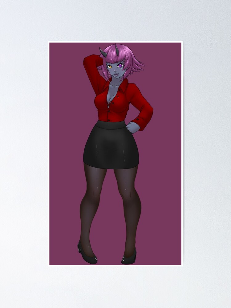 "Alien Office lady A" Poster by MartinUve | Redbubble