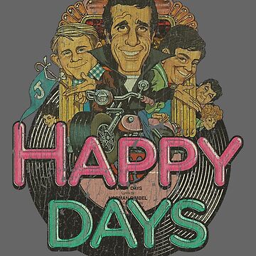 "Happy Days" Poster for Sale by jacobcdietz | Redbubble