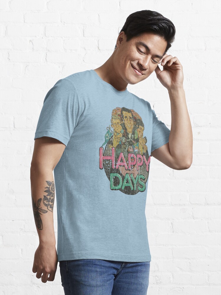 "Happy Days" Essential T-Shirt for Sale by jacobcdietz | Redbubble