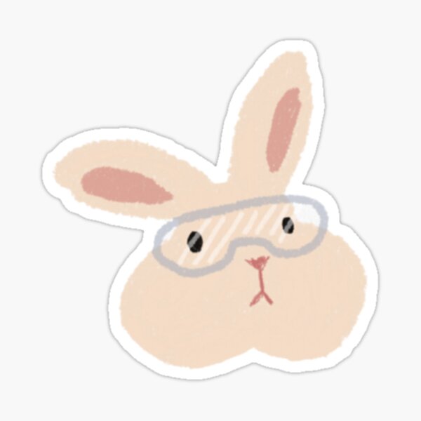 "Science Bunny" Sticker for Sale by biochembunny | Redbubble