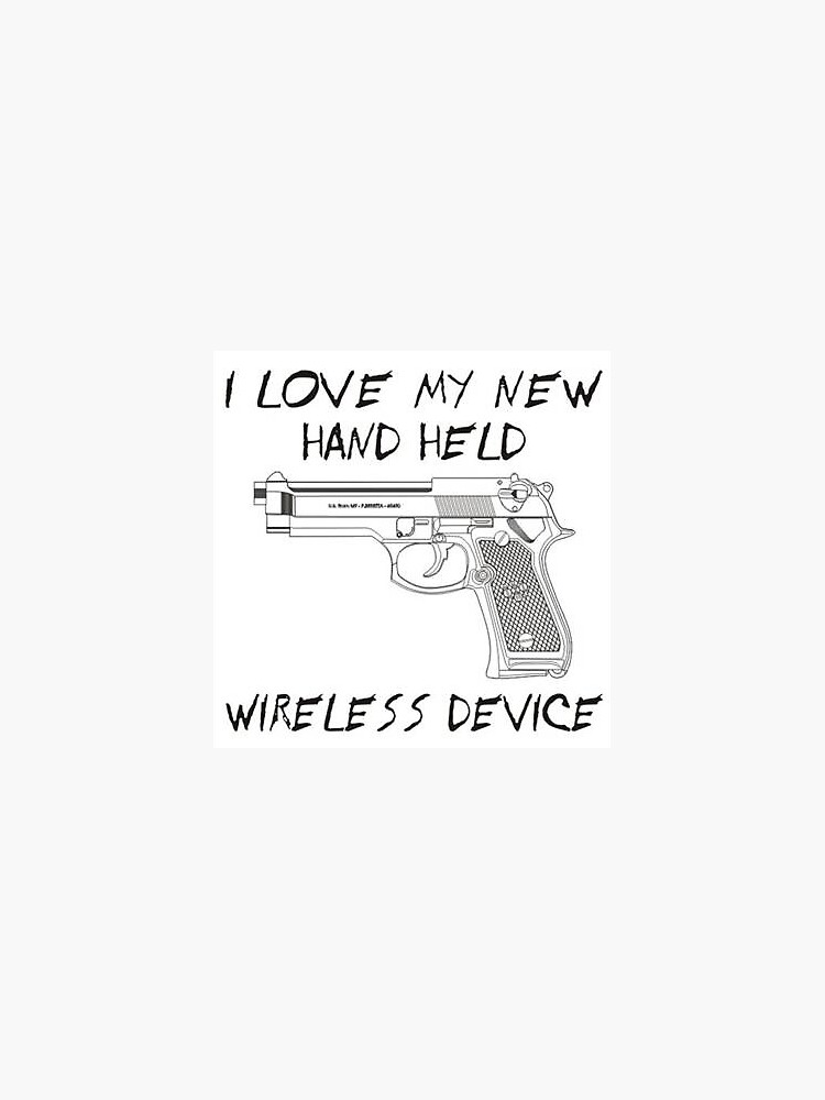 "Funny Firearm Logo" Sticker by DenaliSupply | Redbubble