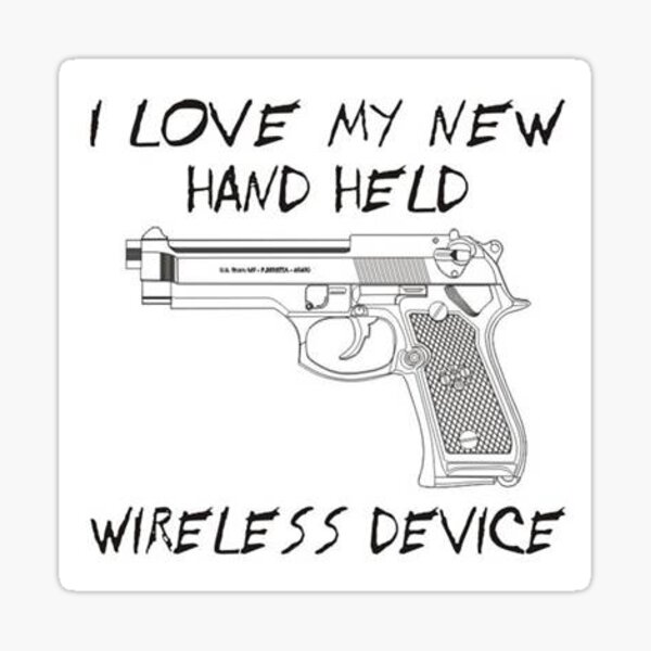 "Funny Firearm Logo" Sticker by DenaliSupply | Redbubble