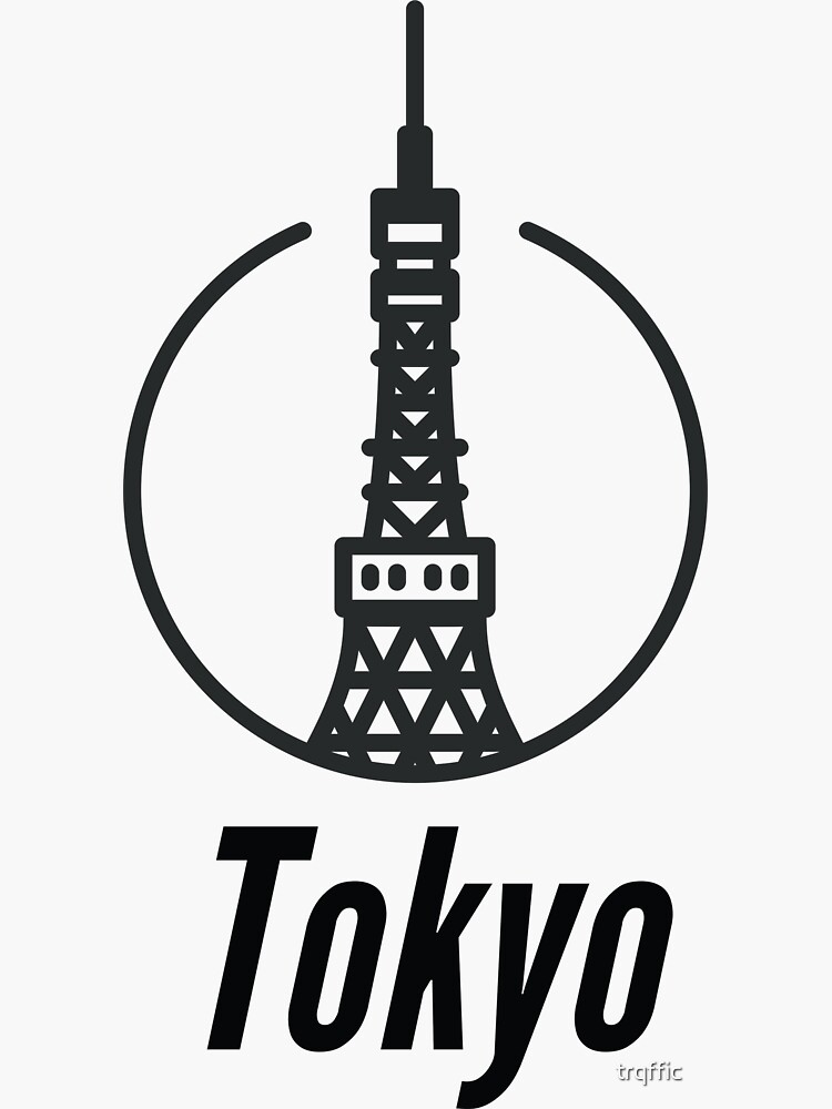 "tokyo sticker" Sticker for Sale by trqffic | Redbubble
