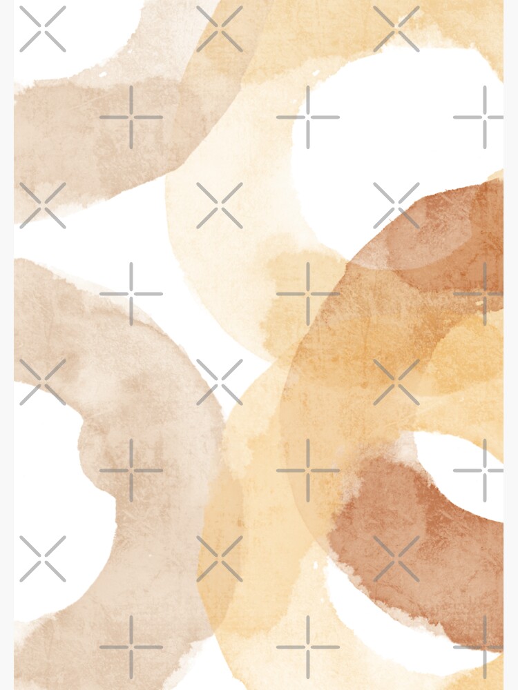 "Abstract Neutral watercolor circles" Sticker for Sale by Miss-Belle ...