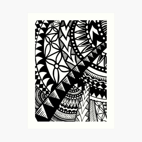 "Pacific Island Pattern 2" Art Print by Hunter54nz | Redbubble