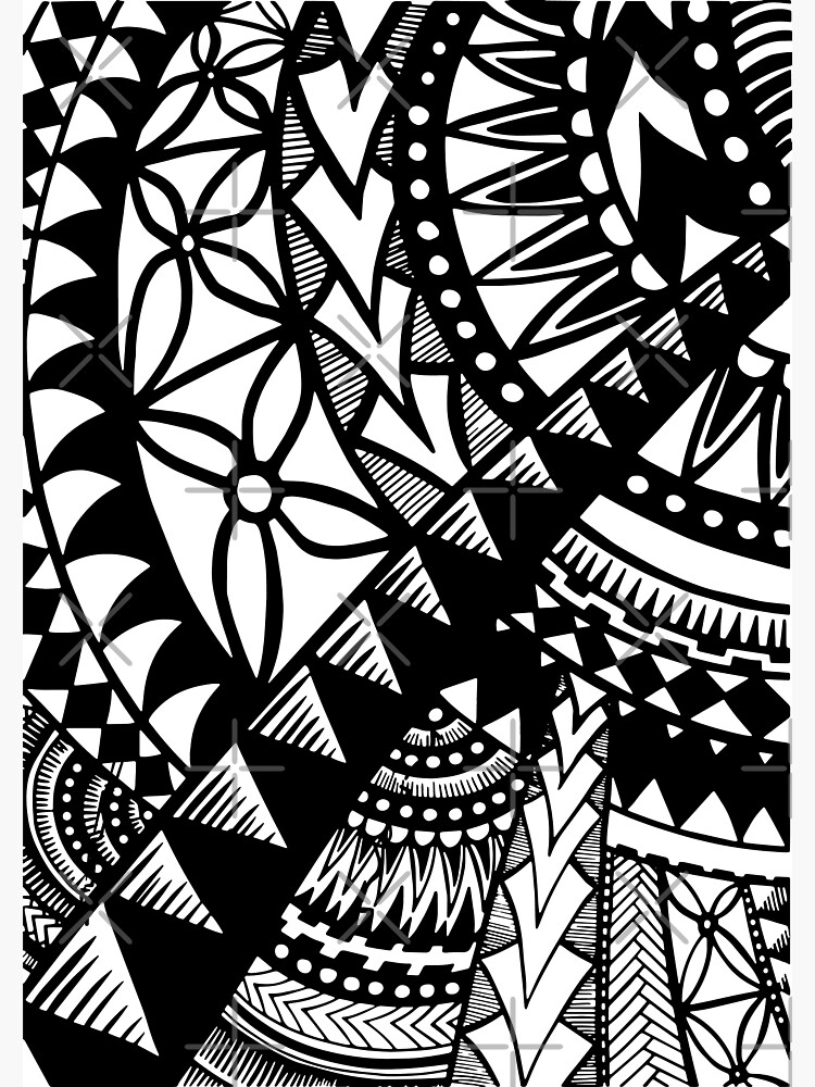 "Pacific Island Pattern 2" Poster by Hunter54nz | Redbubble